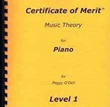 Level 1 Certificate of Merit Music Theory for Piano | PODell Music